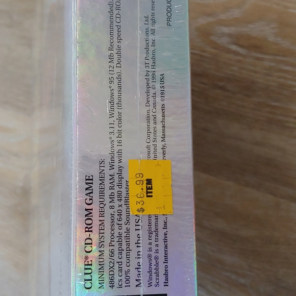 Hasbro | Video Games & Consoles | Vintage 996 Clue Pc Cdrom Mystery ...